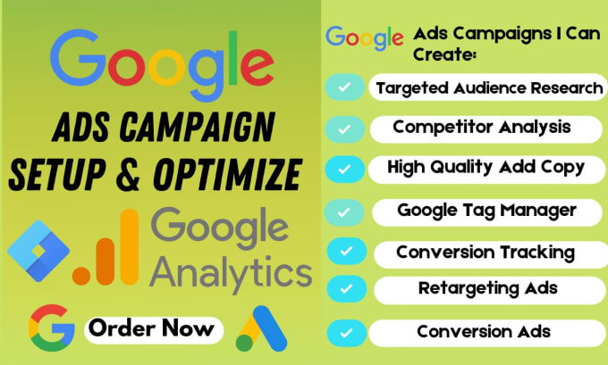 Setup and manage your google ads campaigns by Sarnait | Fiverr Setup and manage your google ads campaigns by Sarnait | Fiverr