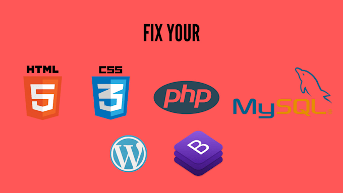 Fix your html css jquery bootstrap and wordpress by Muhammad_w | Fiverr