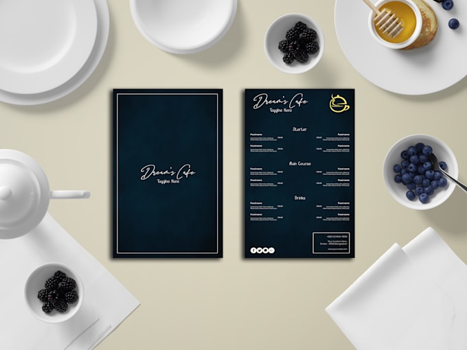 Do modern restaurant menu card design by Mollasabbir | Fiverr