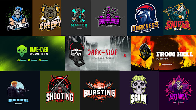 Making gaming logo with high quality by Scorpiomody | Fiverr