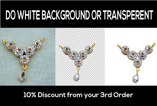 Convert your images into transparent or white background by Ahaddesign ...