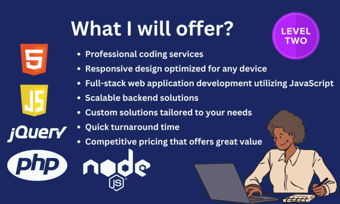 Do Html Css Javascript Cpp Php Json And Nodejs By Codesolution Fiverr