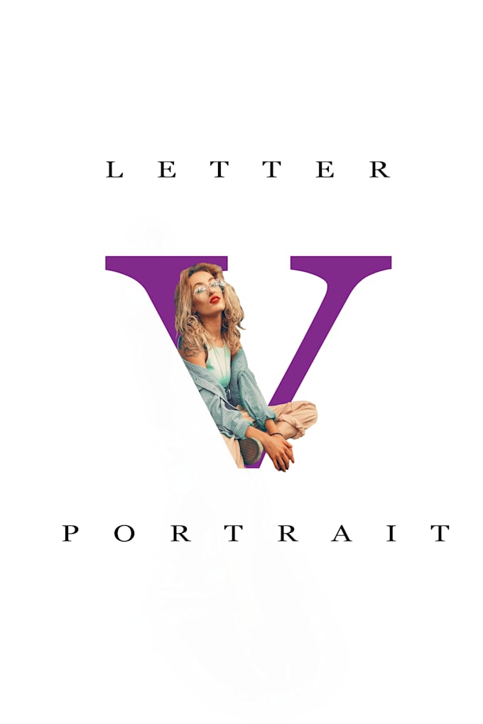 Design letter portrait of your pictures by Ha_motifs | Fiverr