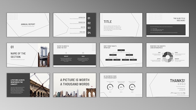 Design a custom powerpoint template by Imsaadi | Fiverr