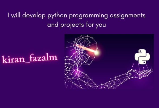 Create custom python programs by Kiran_fazalm | Fiverr