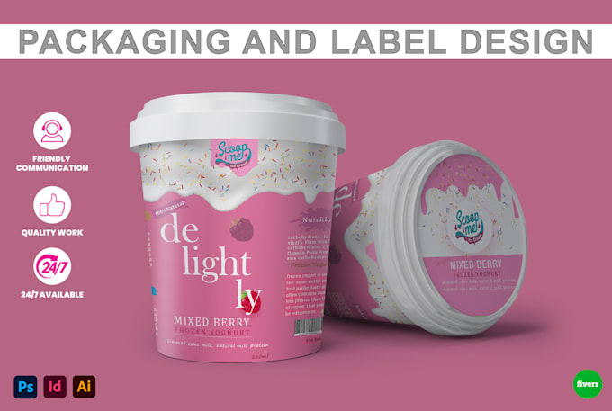 Create amazing product packaging or label design in 24 hours by Asha ...