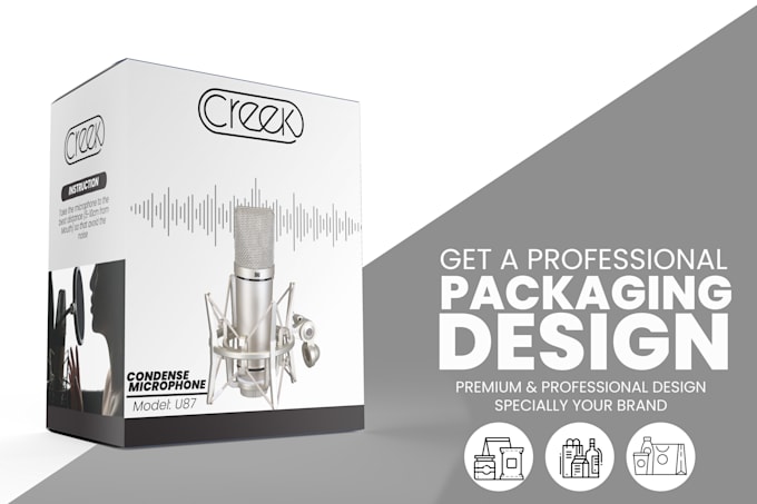 Do pixel perfect packaging box design with die cut, label and pouch by ...