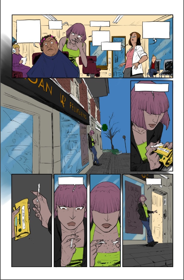 Flat color your comic page by Pachy_art | Fiverr