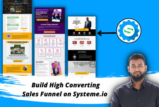 Build high converting sales funnel in systeme io by Freakkyfunnels | Fiverr