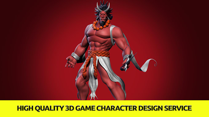 Create 3d game ready character design by Trionnndesign | Fiverr
