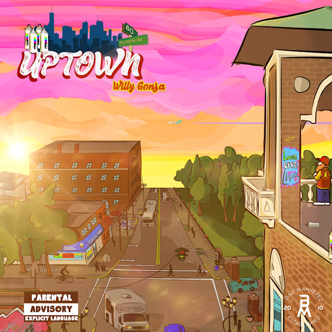 Hand draw an animated song cover, moving or still by Jerseyarth0use ...