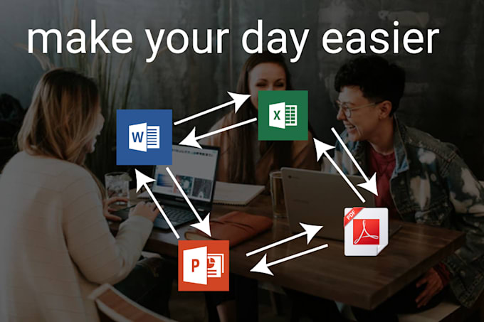 Convert your documents to pdf ppt excel word by Utomo21 | Fiverr