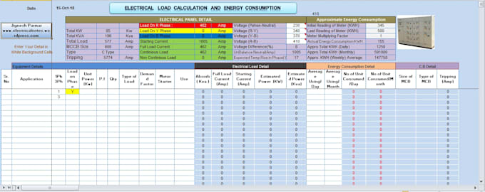 Do electrical load calculation,hvac cooling load calculation and hvac ...
