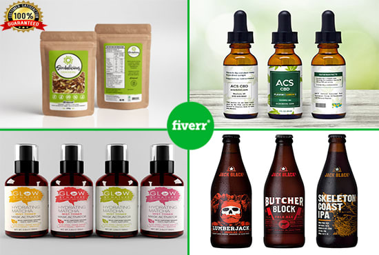 Do amazing product label, bottle label design by Annieshah95 | Fiverr