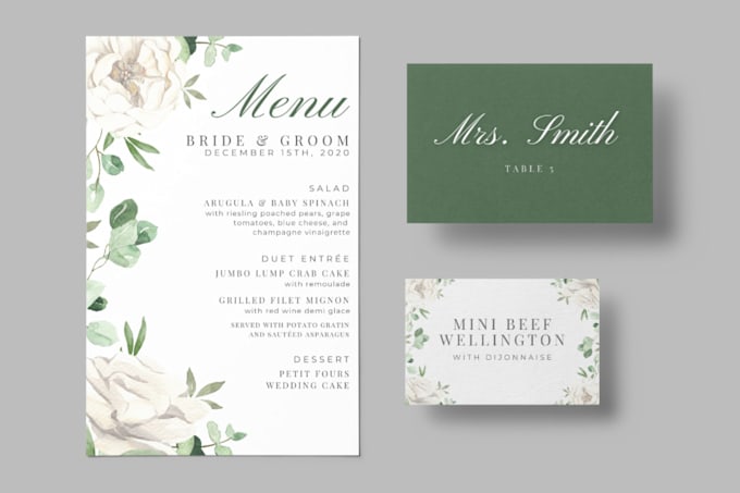 Design a custom menu card by Jennay996 | Fiverr