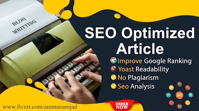 Write powerful seo optimized article by yoast readability by Ammanamjad ...