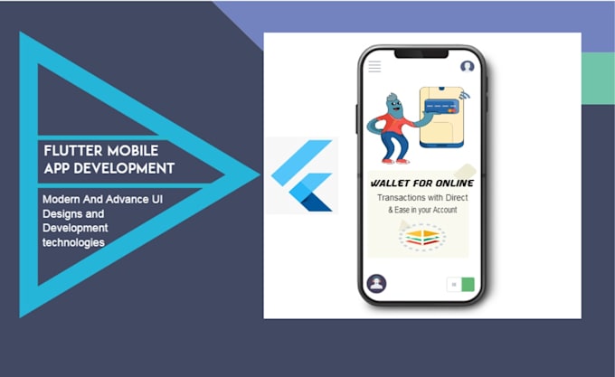 Develop Crossplatform Android And Ios App Using Flutter By Hashsys Fiverr