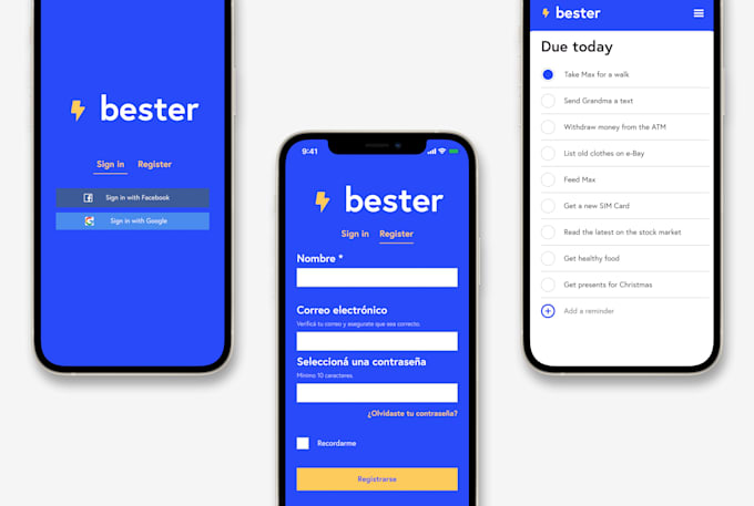 Design an interactive high fidelity figma prototype by Estomato | Fiverr