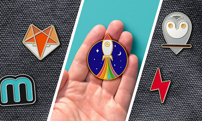 Design a professional enamel pin based on your request by Anggerbyeyou ...
