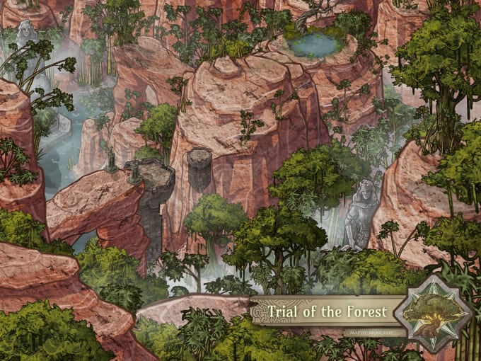 Create your next fantasy map for tabletop campaigns by Munckhy | Fiverr