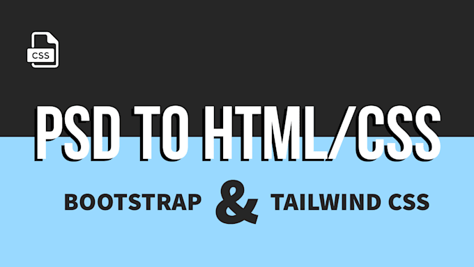 Convert photoshop psd designs into html and css by Typesuisse | Fiverr