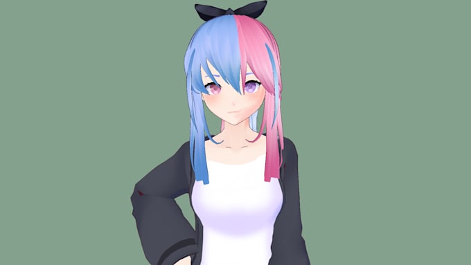 Create a custom vroid model for vtuber and vrchat by Chamomilematcha ...