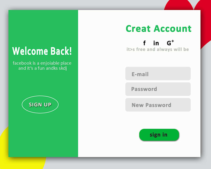 Your account opening front page by Sonchitabiswas | Fiverr