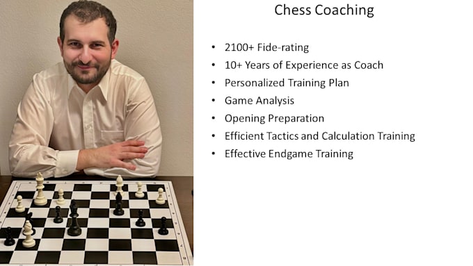 Be your professional chess coach by Chesscollege | Fiverr
