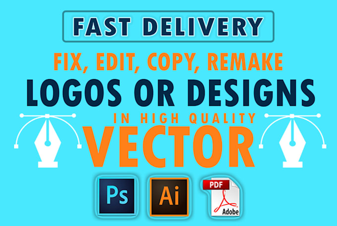Fix, edit, copy, recreate, remake, redo any logo, designs for you by ...