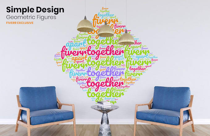 Design the most beautiful word art for you by Flagworksrd | Fiverr