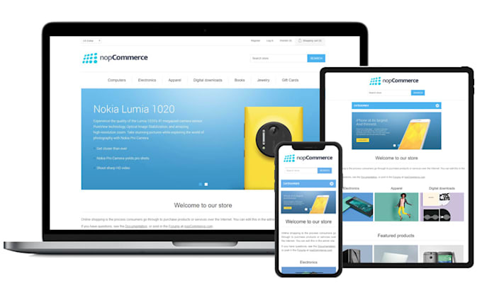 Do ecommerce in nopcommerce, smartstore,grandnode by Mozammal | Fiverr