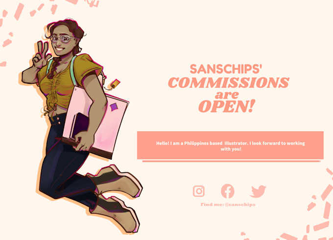 Do character bust up commissions of your choice by Sanschips | Fiverr