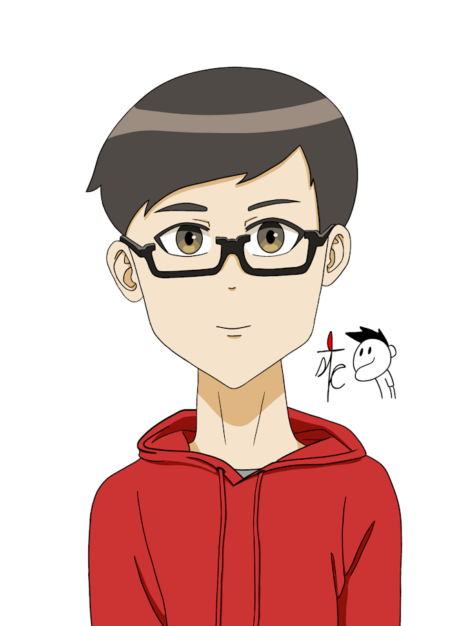 Design a 2d cel shaded character by Schangcartoons | Fiverr