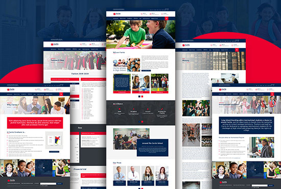 Design a photoshop ui ux or psd website template by Rafsan2027 | Fiverr