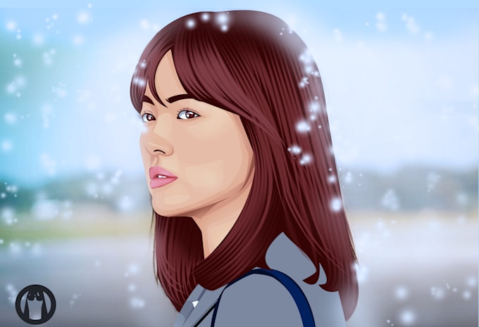 Draw your realistic cartoon by Liaaprils | Fiverr