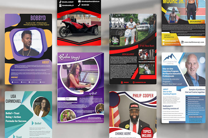 Design quick 2hr speaker, sale, artist one sheet, flyer print ready by ...