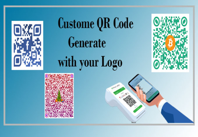 Create custom professional qr code generate any type by Anjan17 | Fiverr
