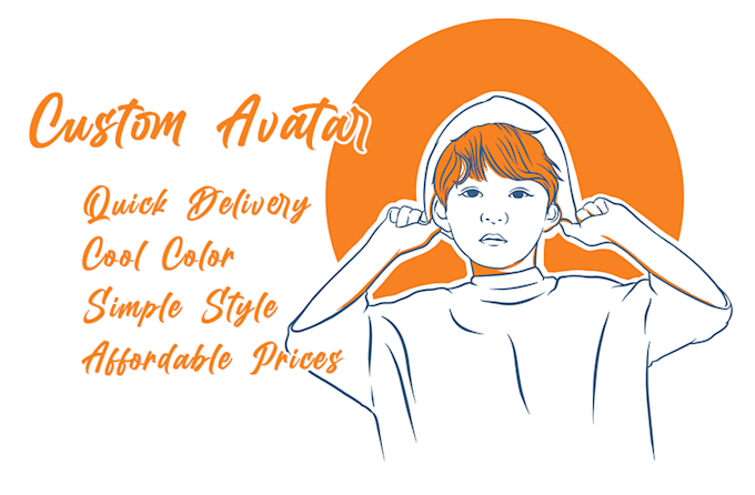 Make cool simple avatar for you by Gondezart | Fiverr