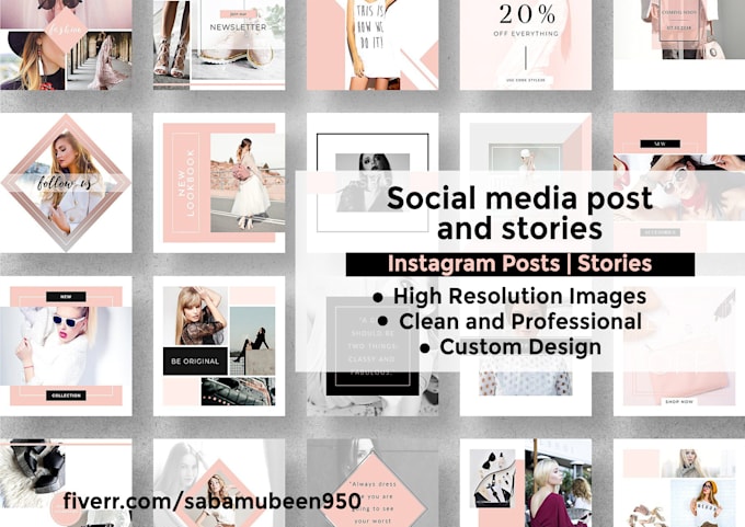 Design professional posts and stories for your social media by ...