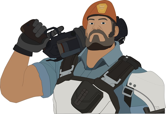 Make a profile pic from your tf2 loadout, with vector art by ...