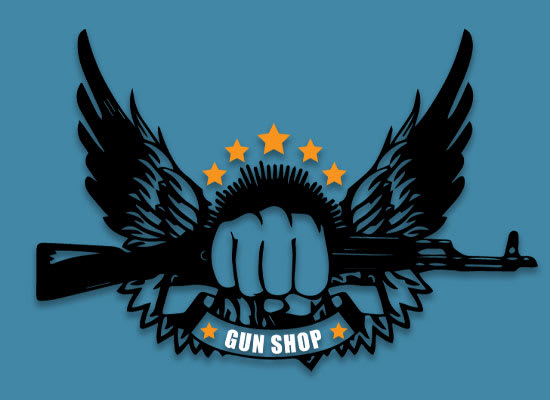 Create a professional gun shop logo by Zubair_shakil | Fiverr