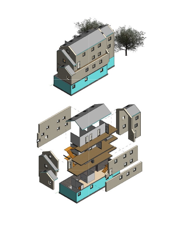 3d model in revit 2019 by Chlo_xya | Fiverr
