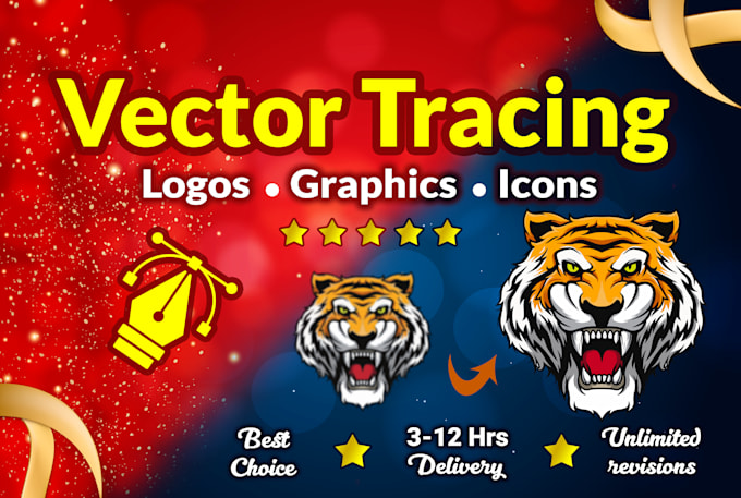 Do manually vector tracing,vectorise,convert to vector format by Shubhi_sham | Fiverr
