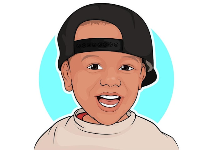 Draw a realistic cartoon portrait from your photo by Piusanthony001 ...