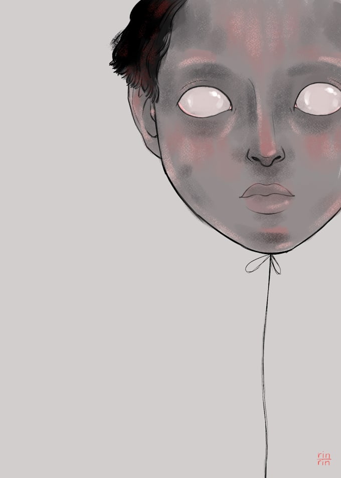 Draw dark,horror art for you by Littlemissrene | Fiverr