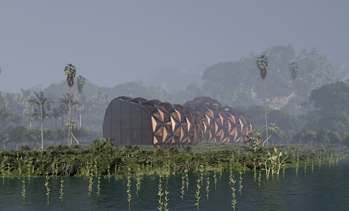 Design parametric structure, installation and pavilions by Ksaa__ | Fiverr