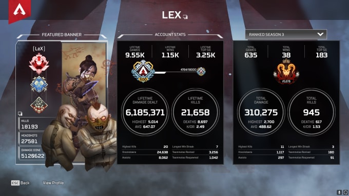Coach you in apex legends ranked and pubs games by Alexlexxx | Fiverr Coach you in apex legends ranked and pubs games by Alexlexxx | Fiverr
