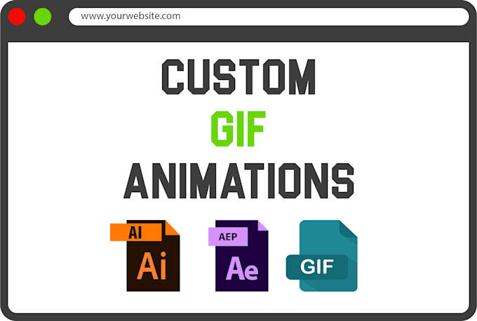 Create custom logo gif animations icon animation loading gif animation ...