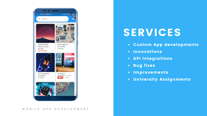 Do mobile apps using flutter, react native by Rajikakemind | Fiverr