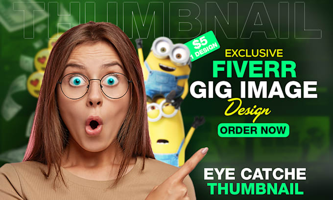 Design fiverr gig image, gig thumbnail gig picture gig cover by ...